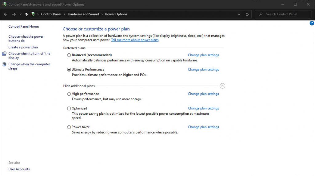 [How to] Enable Ultimate Performance power plan in Windows 10 - Mepley.net